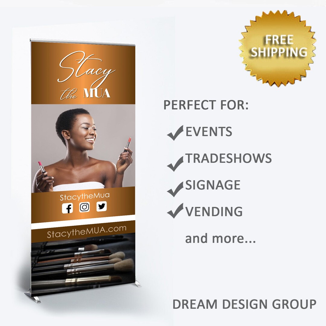 Pop up Shop Banner,trade Show Banner, Business Banner, Custom ...