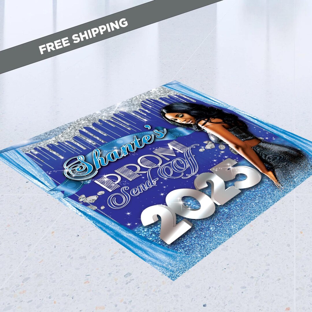 Prom Floor Decal Sticker, Custom Sticker, Removable Vinyl Sticker, Prom ...