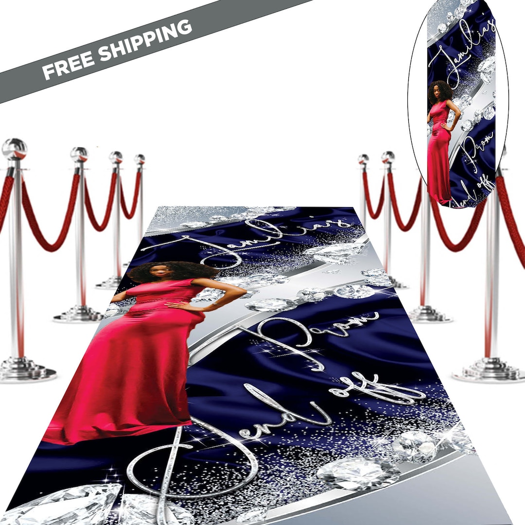 Red Carpet, Custom Red Carpet, Aisle Runner, 3x20 Floor Decal, Prom ...