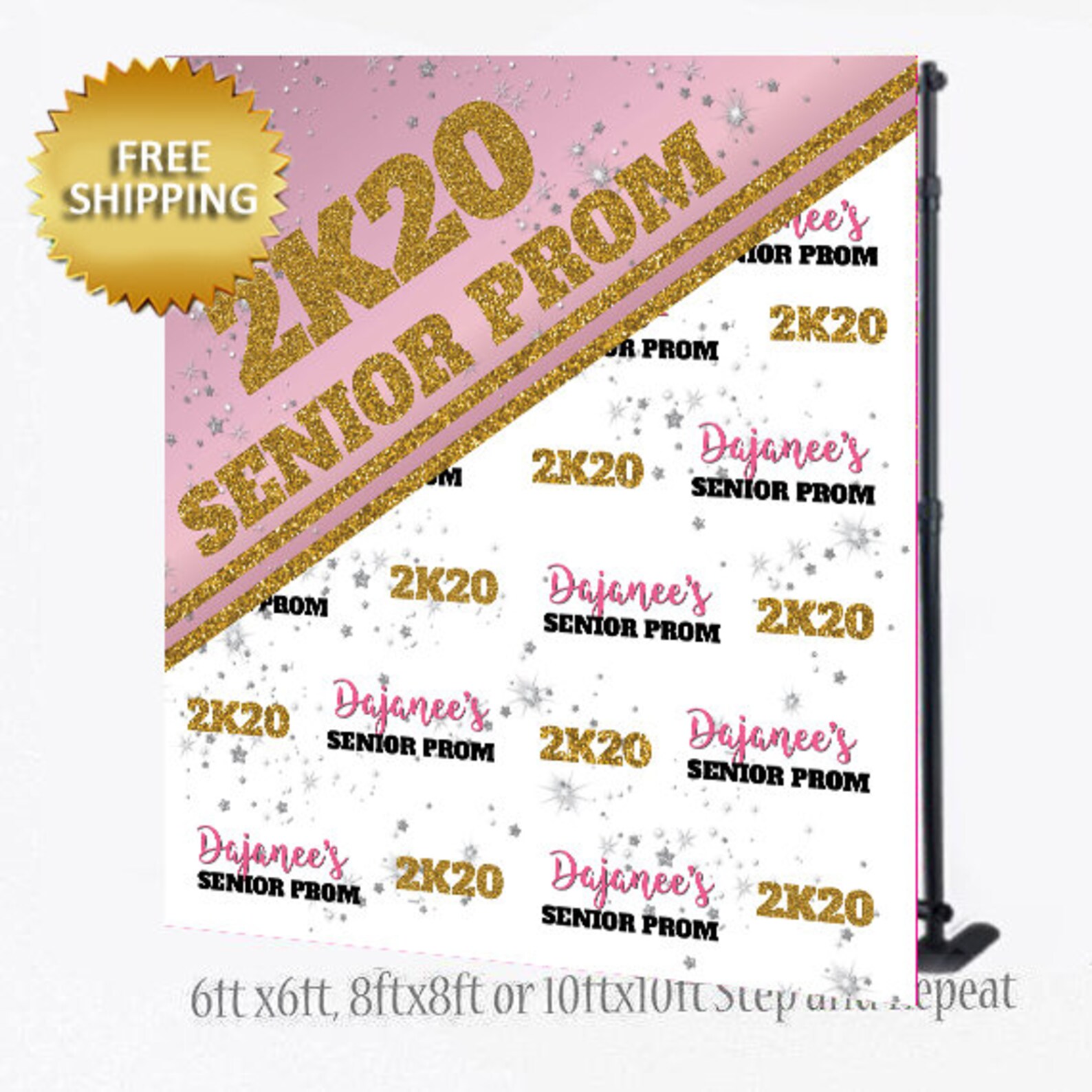 Prom Backdrop Prom Send off Backdrop Prom Step and Repeat - Etsy