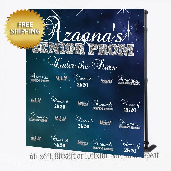 Prom Step and Repeat backdrop 2K20 Prom Step and Repeat | Etsy