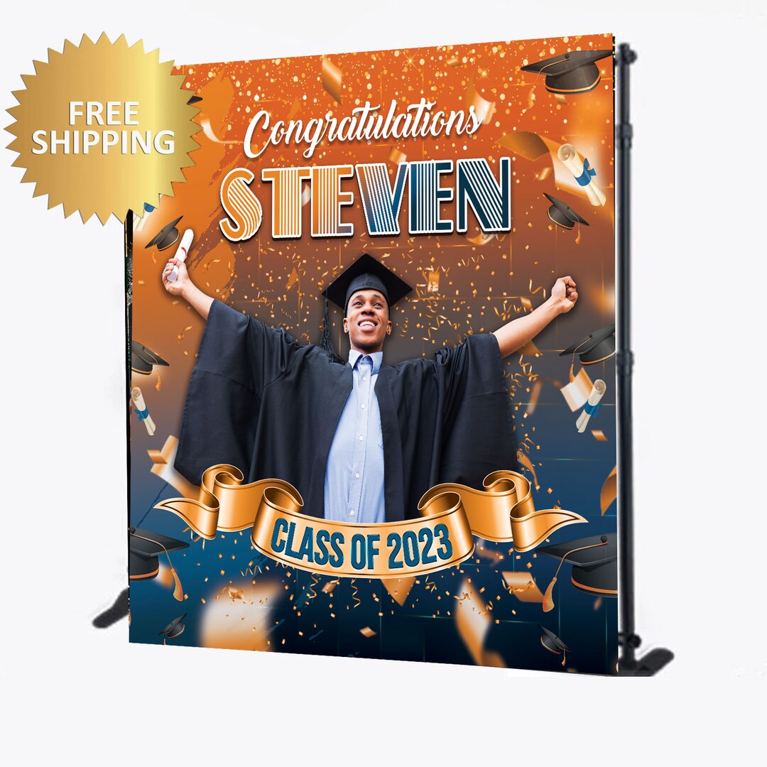 Graduation Backdrop, Grad Photo Backdrop,prom Backdrop,photo Graduation ...