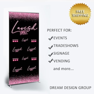Pop up Shop Banner,trade Show Banner, Business Banner, Retractable ...