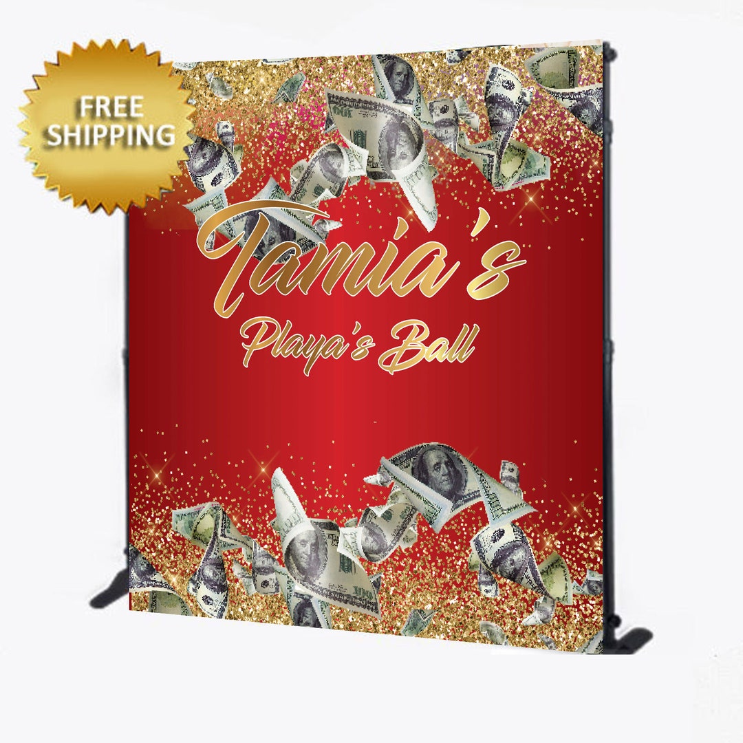 Player's Ball Backdrop, Player's Ball Step and Repeat, Money Step and ...