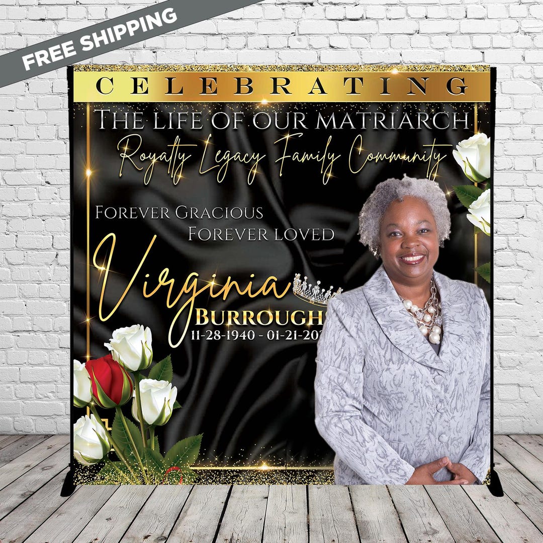 Heaven Sent Backdrop, Heaven Sent Step Repeat, Memorial Backdrop ...