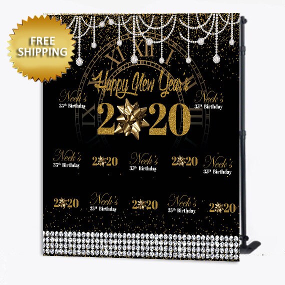 2020 Backdrop Birthday Backdrop New Year Step Backdrop New | Etsy