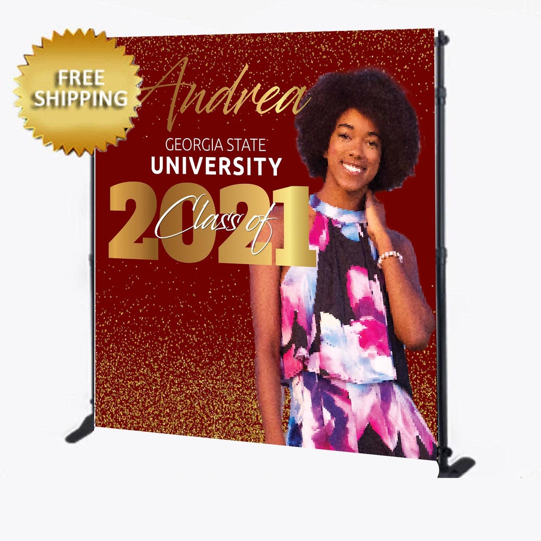 Graduation Backdrop, Graduate Backdrop, Class of 2022 Backdrop, 2022 ...