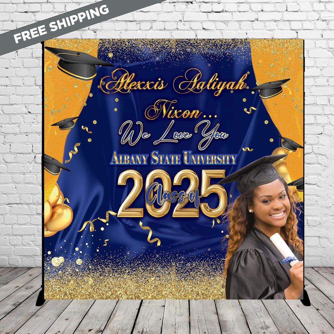 Grad Banner, Prom Send off Backdrop, Graduation Backdrop, Graduation ...