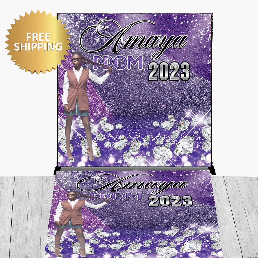 2023 Prom Backdrop and Decal, Backdrop and Decal, Photo Backdrop, 2023 ...