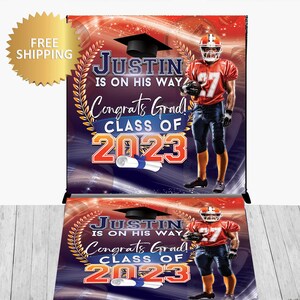 Sports Backdrop, Graduation Backdrop and Decal, Backdrop and Decal ...