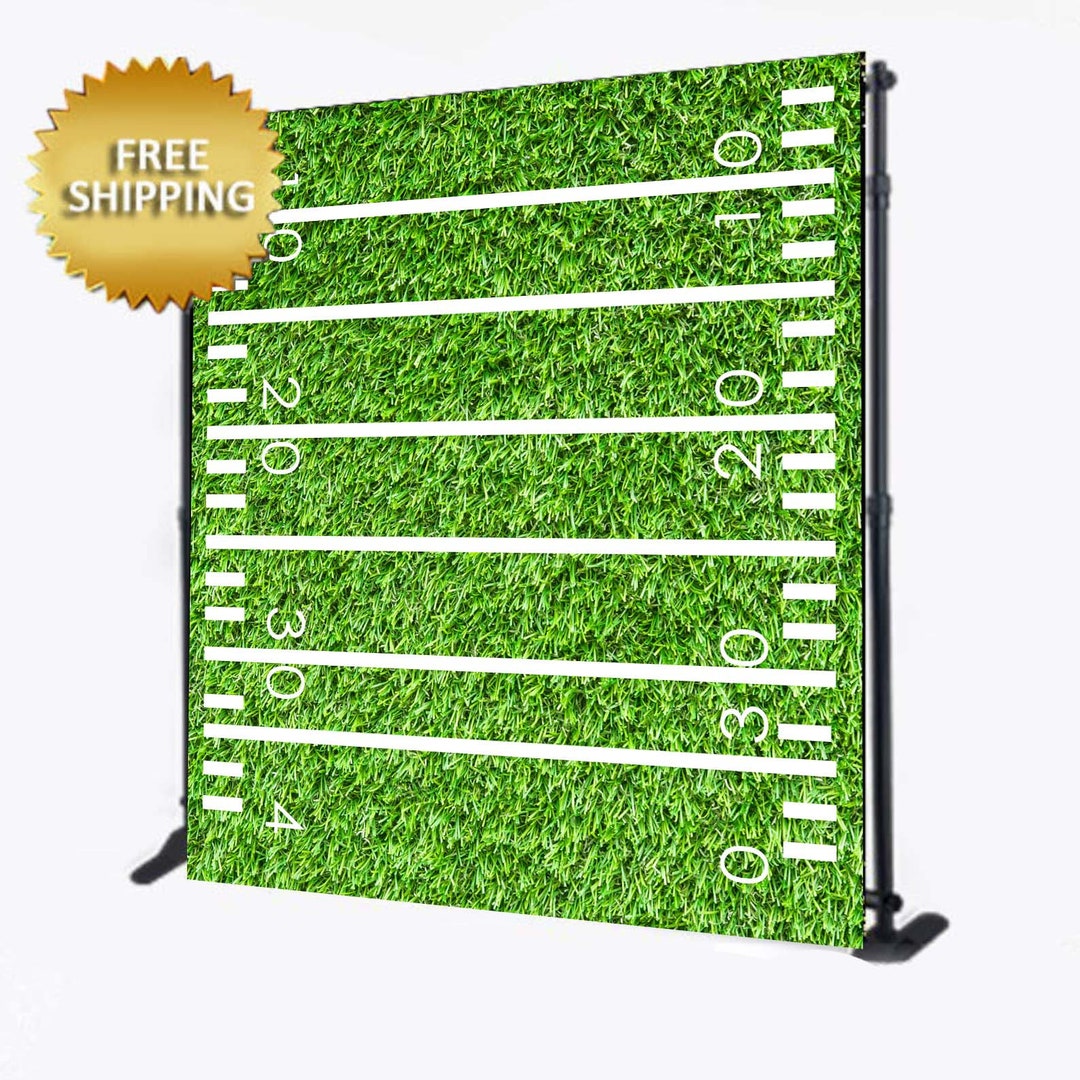 Football Field Backdrop Football Field Step and Repeat Grass Step and ...