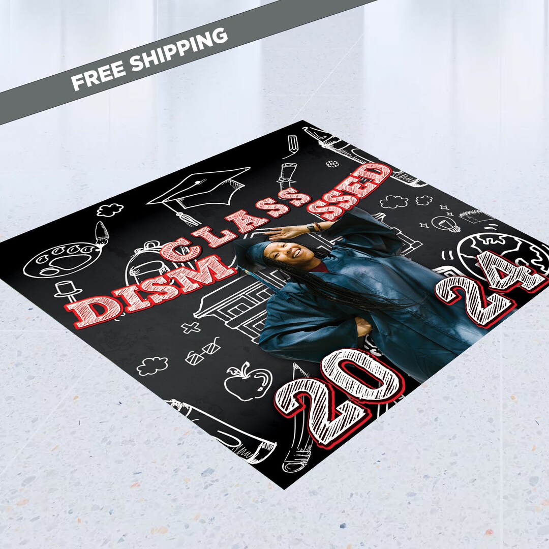 Graduation Floor Decal, Removable Sticker, Floor Decal Sticker ...