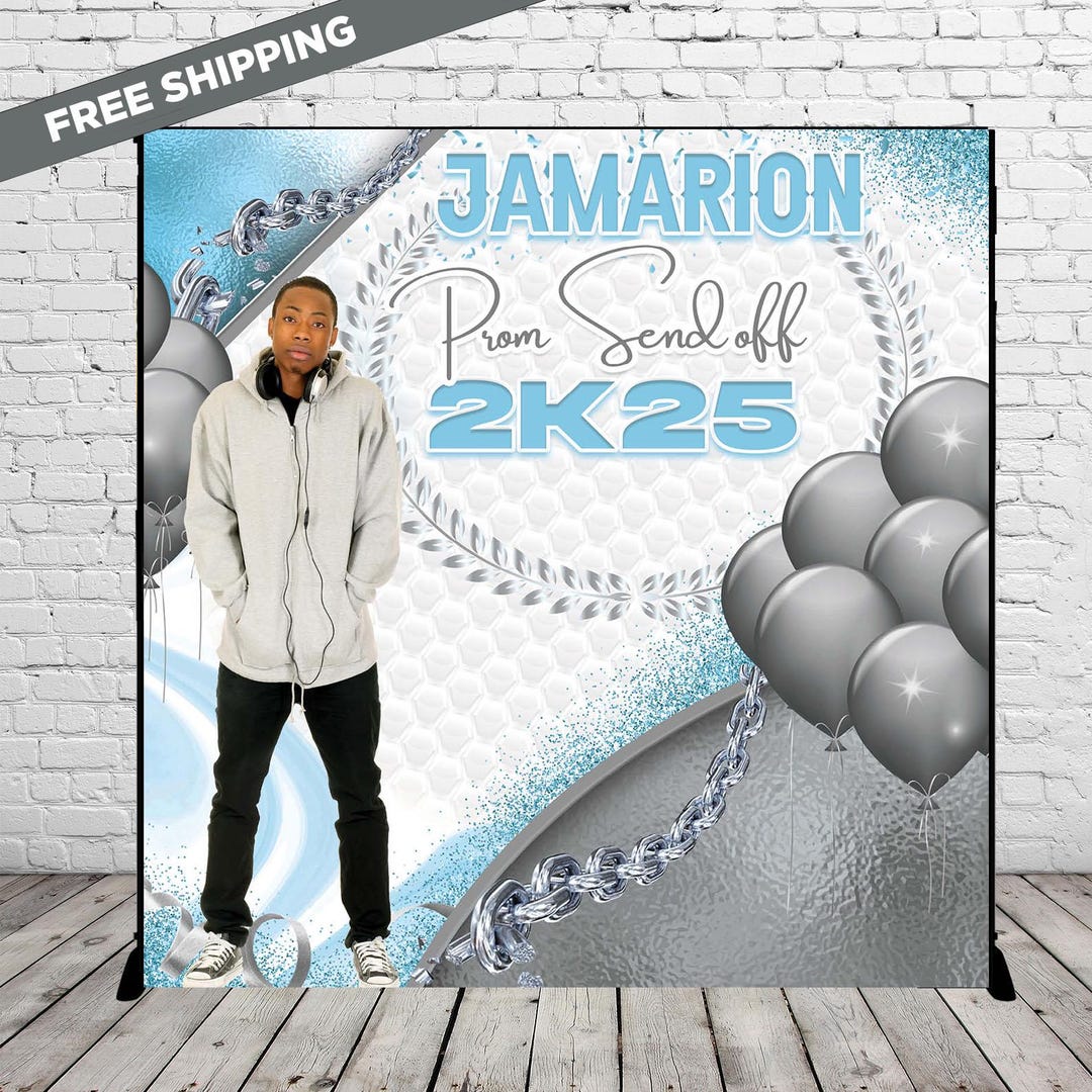 Prom Backdrop, Prom Step Repeat, 2025 Prom Backdrop, Prom Banner Photo ...