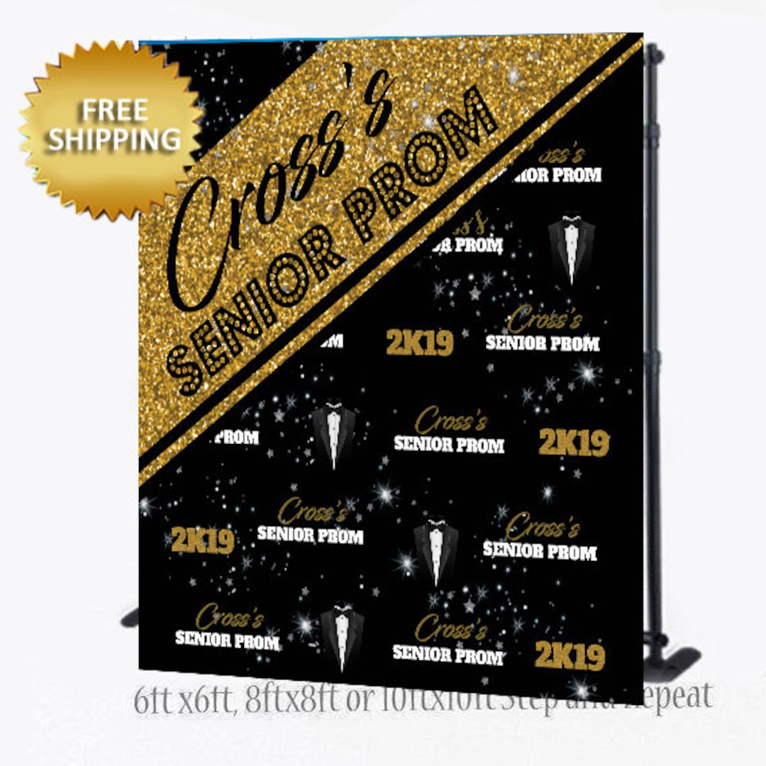 Prom Photo Booth Step and Repeat, 2K19 Prom Step and Repeat,prom ...