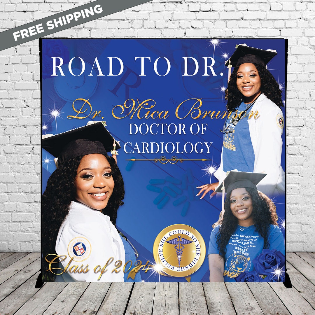 Graduation Step and Repeat, Class of 2024 Step Repeat, Photo Backdrop ...