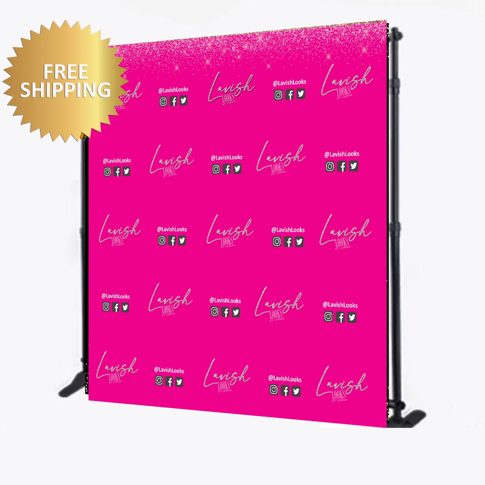 Custom Logo Step and Repeat Backdrop Logo Step and Repeat Backdrop Logo ...