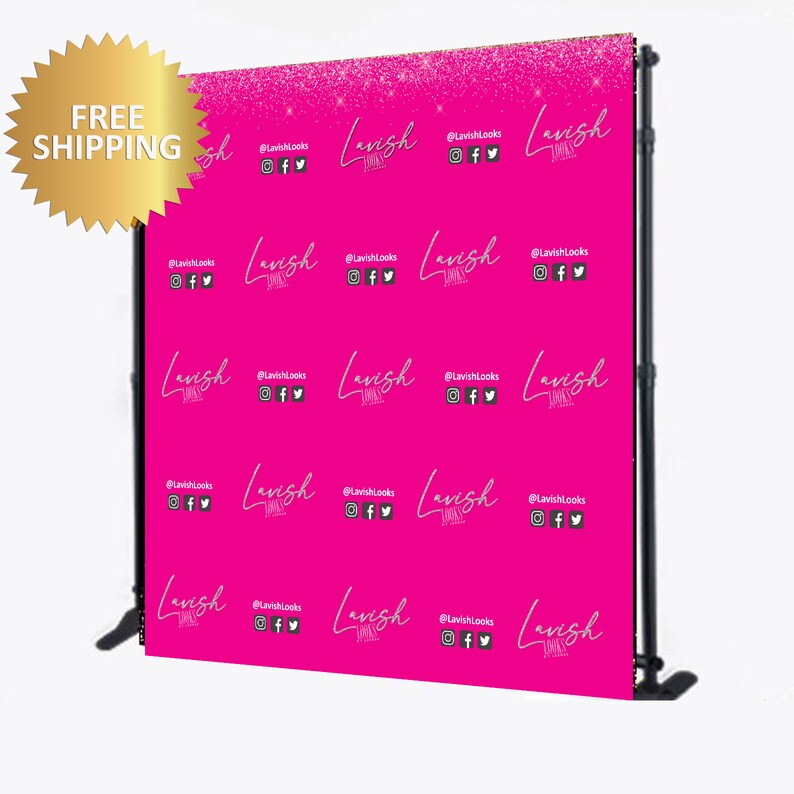 Custom Logo Step and Repeat Backdrop Logo Step and Repeat - Etsy