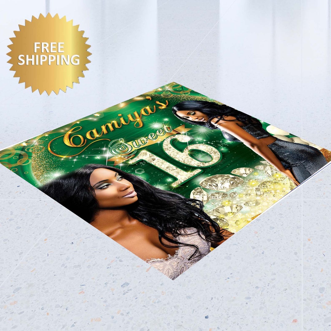 Vinyl Adhesive Decal, Sweet 16 Birthday Vinyl Sticker, Birthday ...