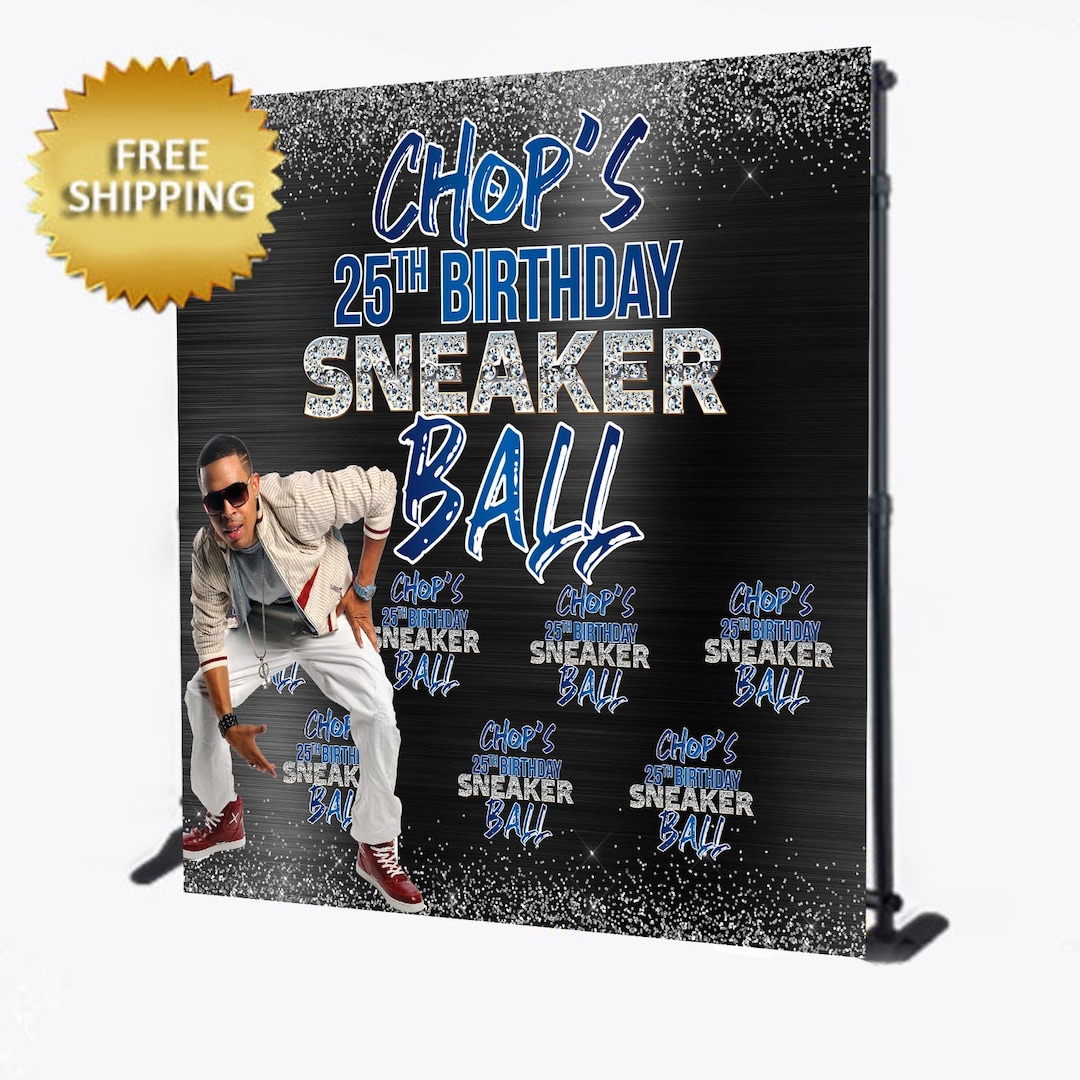 Custom Backdrop, Sneaker Ball Backdrop, Sneaker Ball Step and Repeat ...