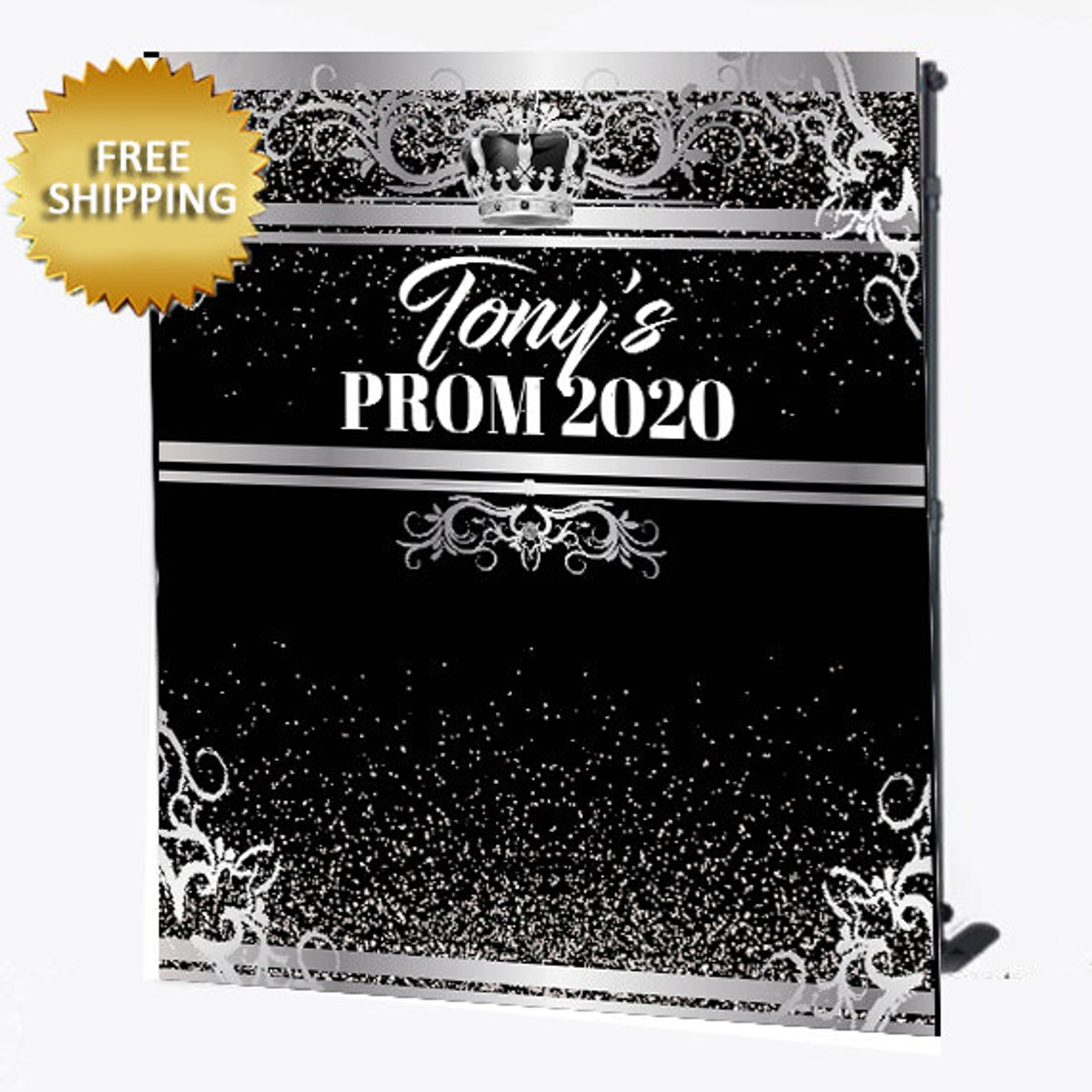 Prom Backdrop Prom Step and Repeat Royalty Backdrop Royalty | Etsy