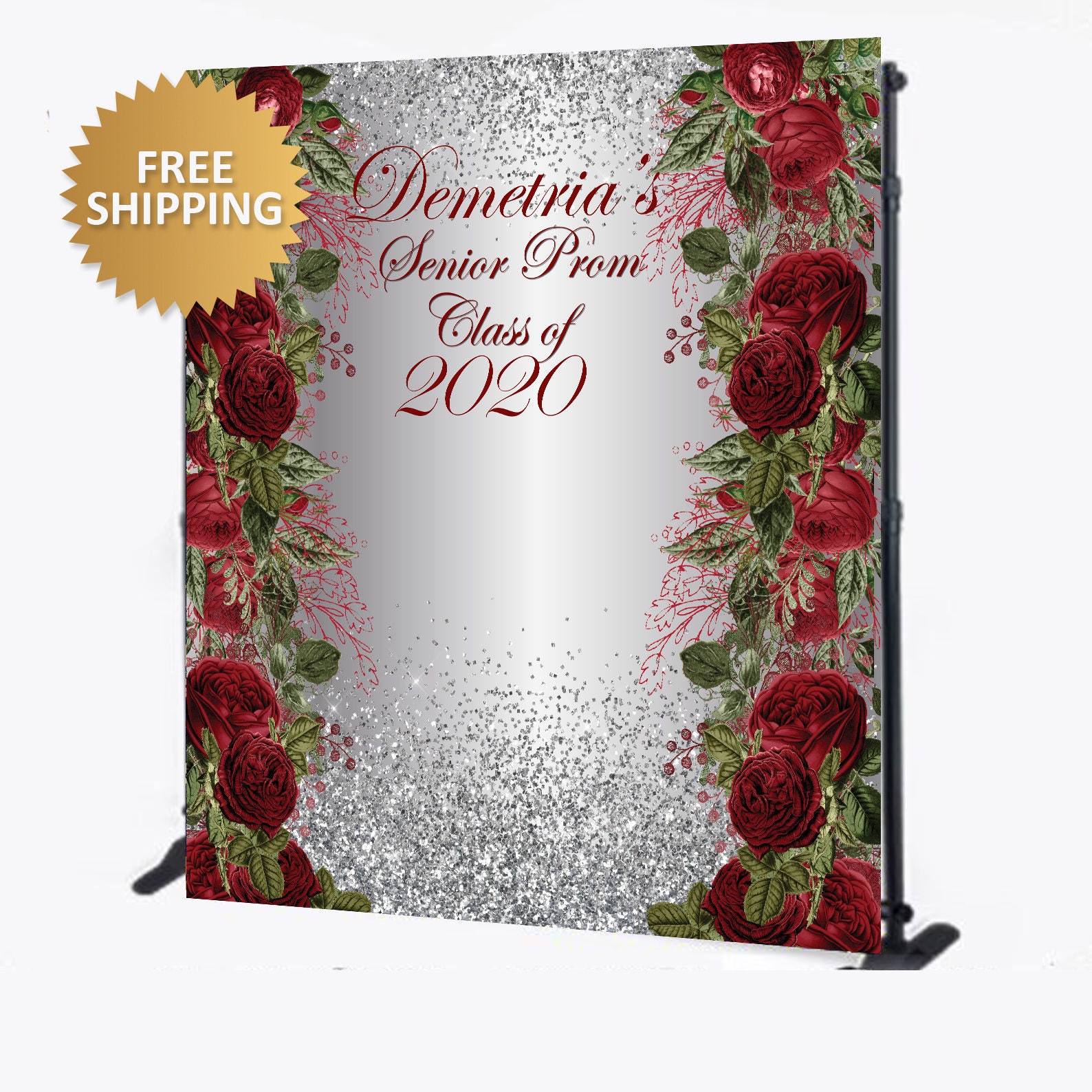 2020 Prom Backdrop Prom Step And Repeat Prom Ideas Prom Etsy