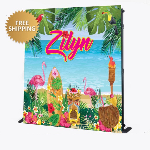 Luau Backdrop