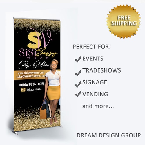 Pop up Shop Bannertrade Show Banner Business Banner - Etsy
