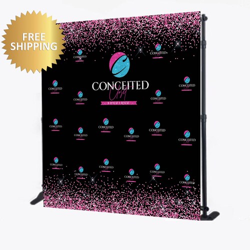 Custom Logo Step and Repeat Backdrop Logo Step and Repeat | Etsy