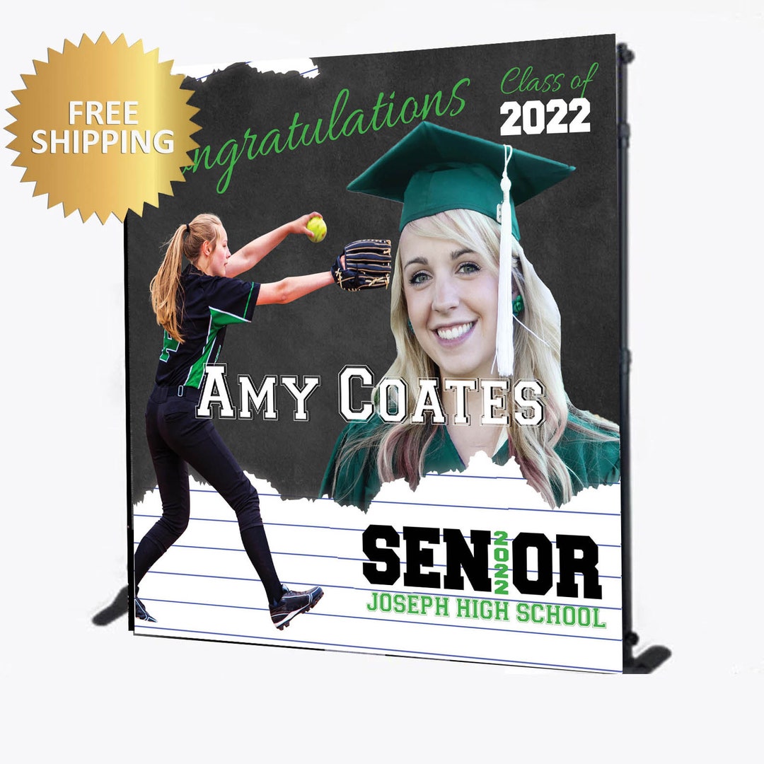 Class of 2022 Backdrop, Graduation Backdrop, Sports Backdrop ...