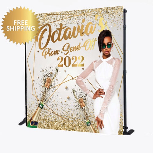 Prom Backdrop Prom Step and Repeat Prom Send off Banner - Etsy
