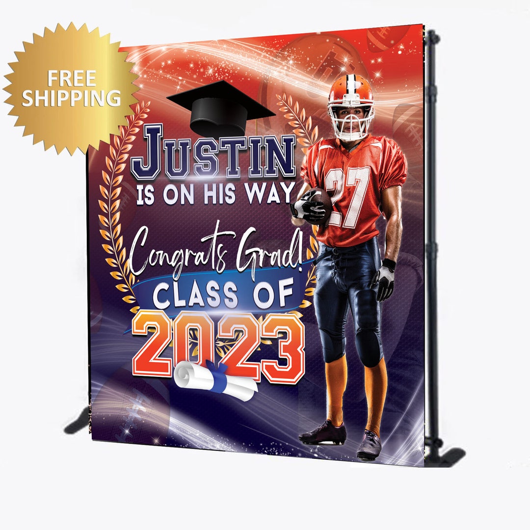 Sports Backdrop, Class 2023 Photo Step and Repeat, Class of 2023 ...
