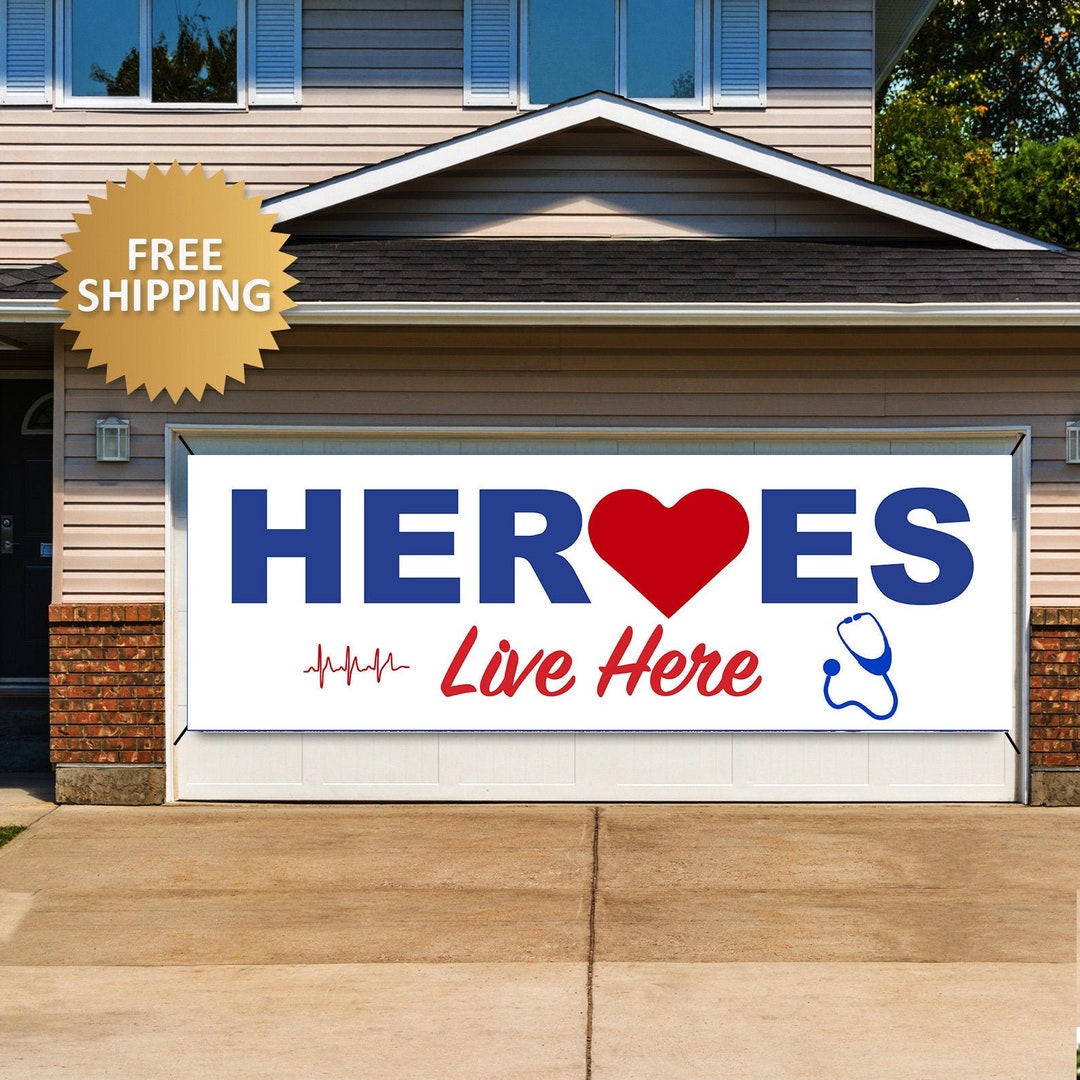 Essential Workers Banner Essential Worker Signnurses Sign Heroes Banner ...