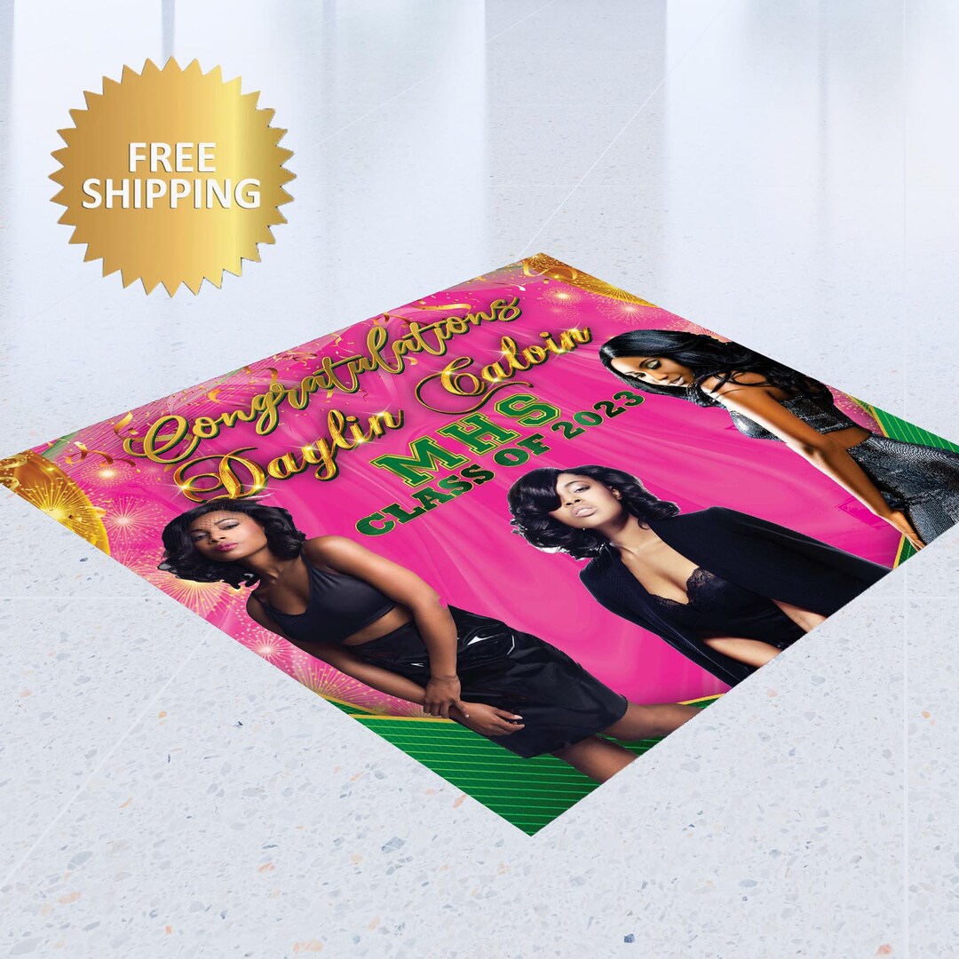 Vinyl Adhesive Decal, Graduation Decal, Grad Step Repeat Vinyl Sticker ...