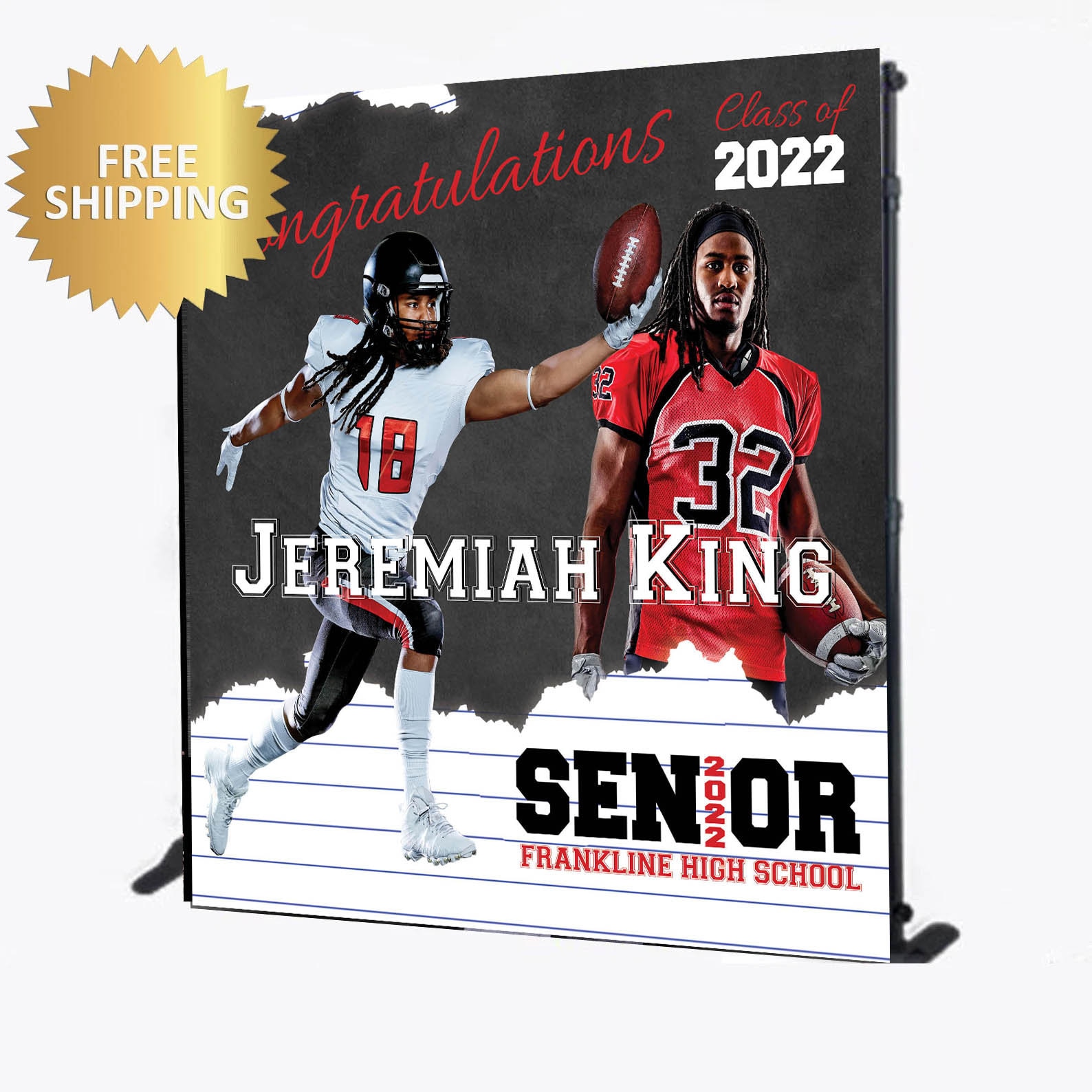 Photo Backdrop, Class of 2022, Graduation Backdrop, Sports Backdrop ...