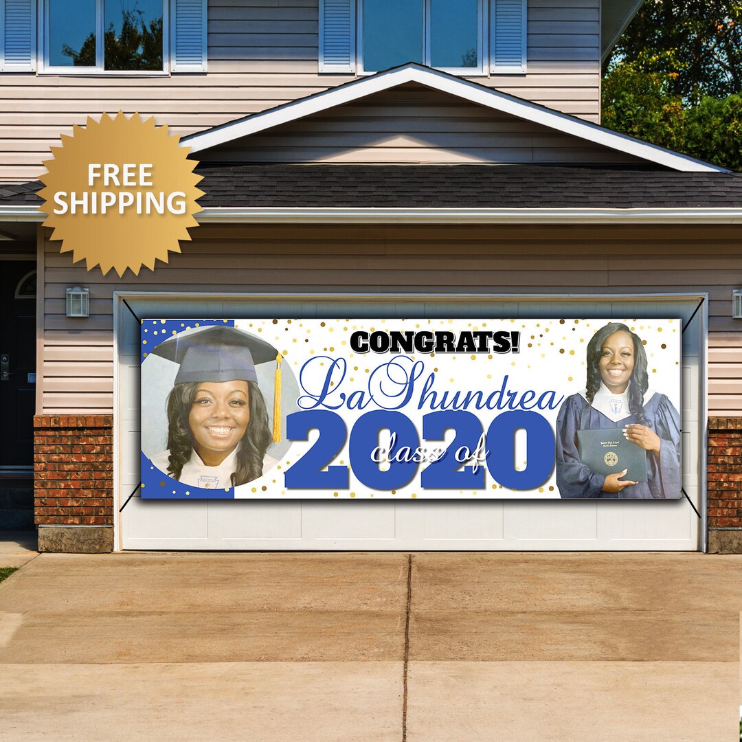 Class of 2020 Banner, Printed Custom Banner, Grad Photo Banner ...
