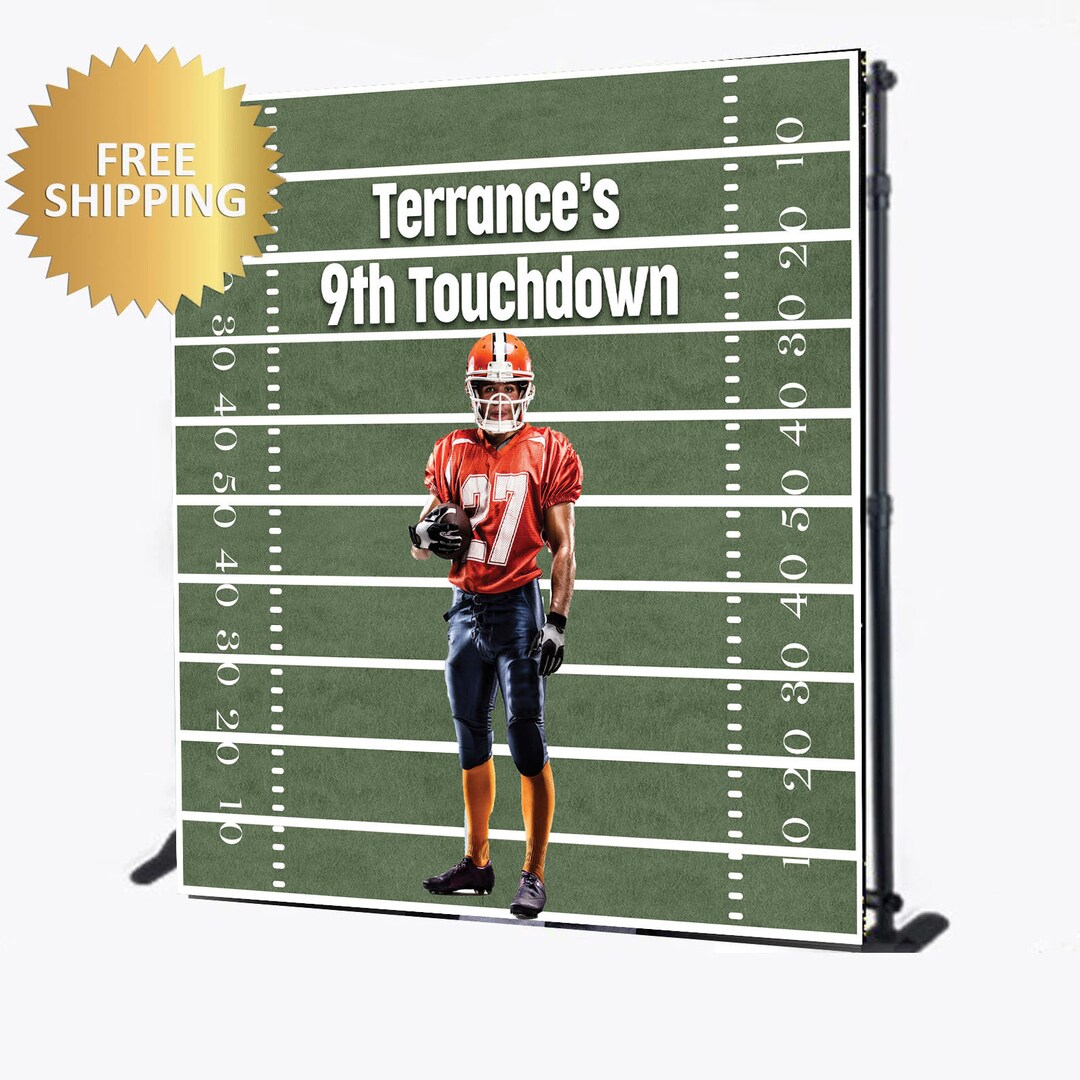 Photo Backdrop, Photo Step and Repeat, Football Backdrop, Football ...