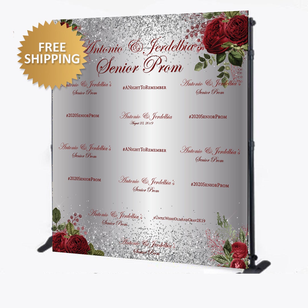 2020 Prom Step and Repeat, Prom Step and Repeat, Prom Backdrop, Prom ...