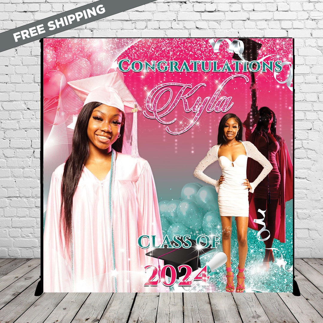 Class 2024 Photo Step and Repeat, Class of 2024 Backdrop, Graduation ...