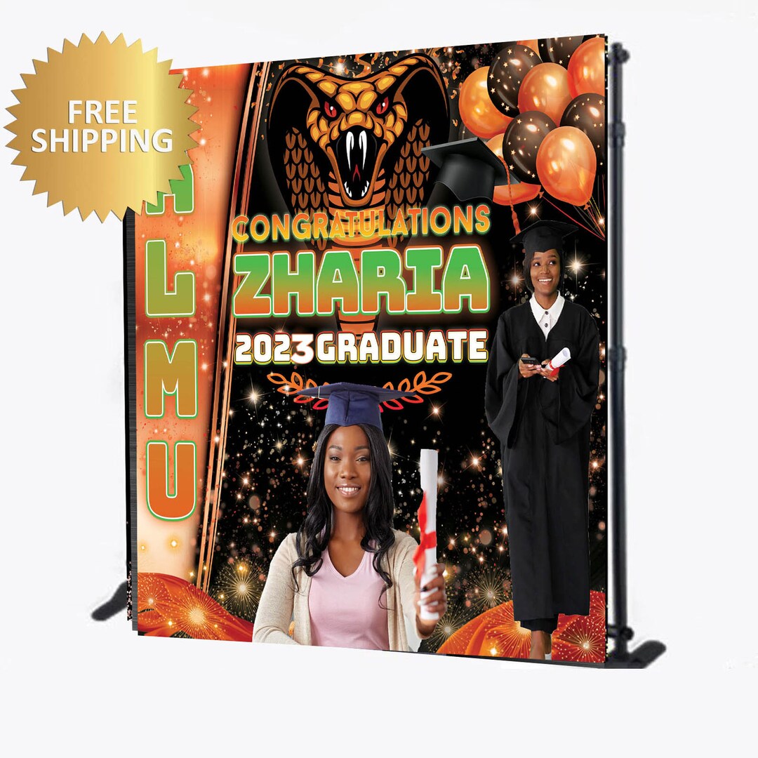 2023 Graduation Backdrop, Photo Graduation Backdrop, 2023 Graduation ...