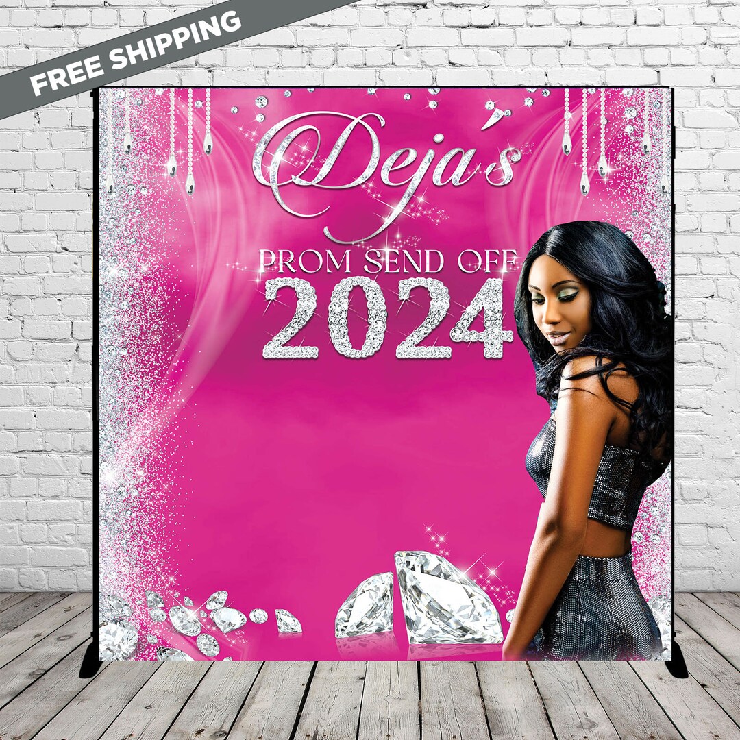 2024 Prom Backdrop,prom Banner, Prom Backdrop, Prom Step Repeat, Photo ...