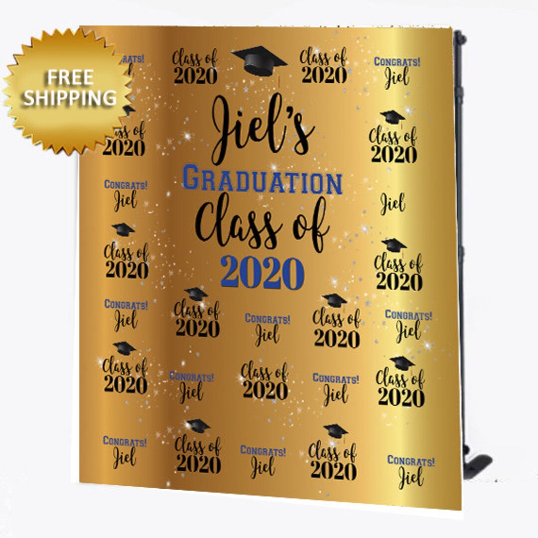 Graduation Backdrop, Graduation Step and Repeat Backdrop, 2020 ...