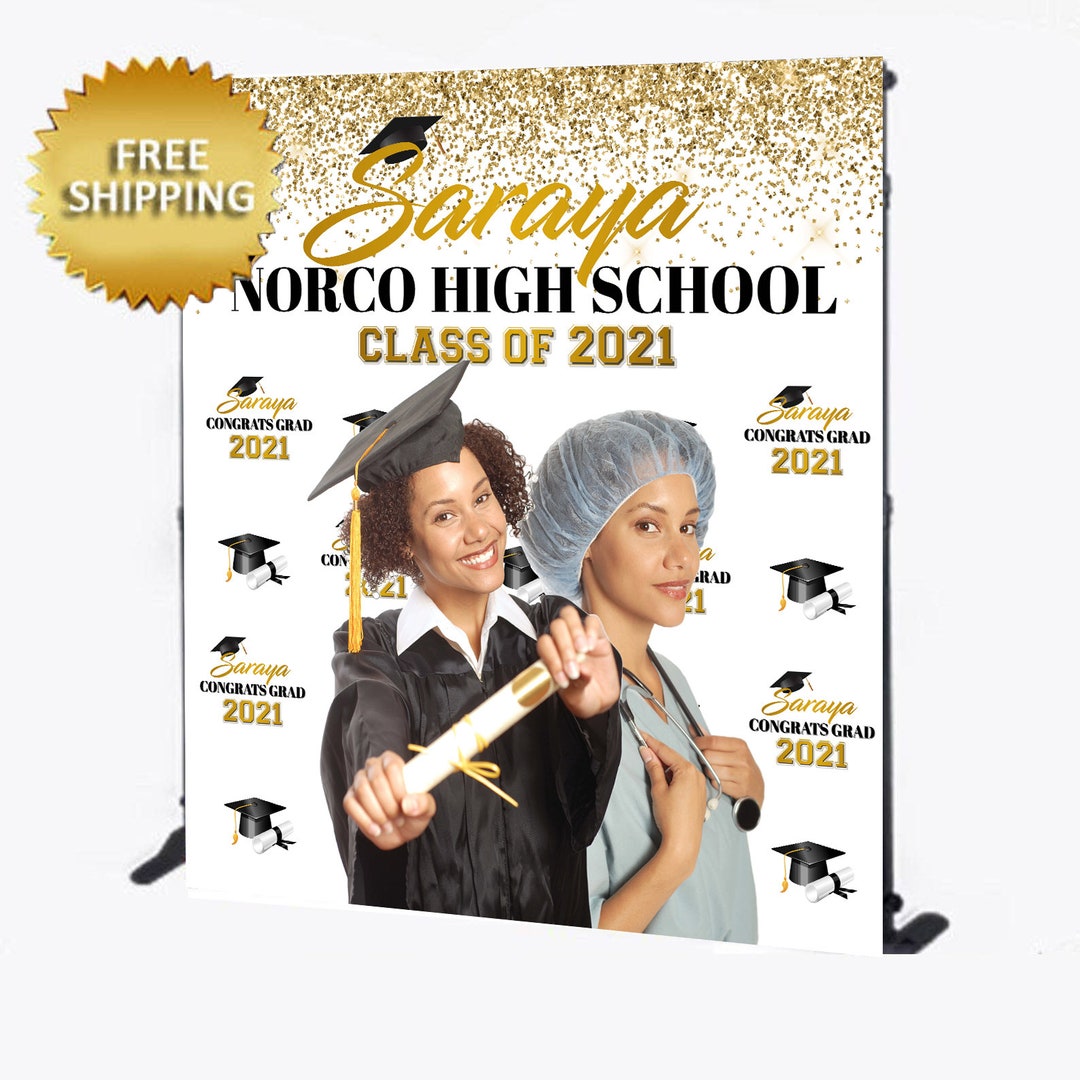Photo Graduation Backdrop, Photo Backdrop, Graduation Photo Booth ...