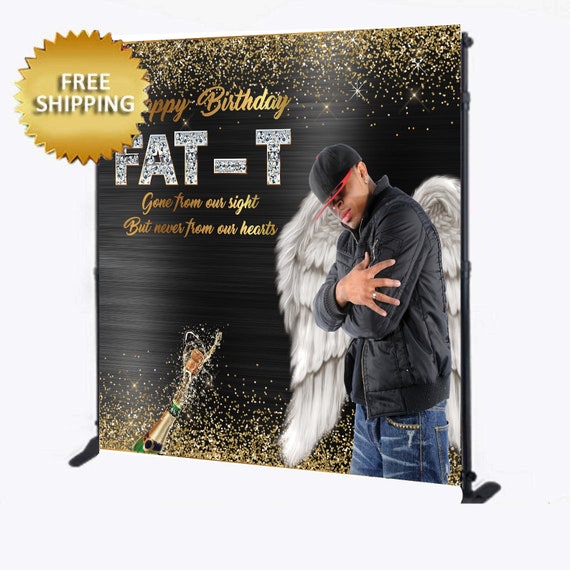 Custom Photo Backdrop Funeral Backdrop Memorial Backdrop | Etsy