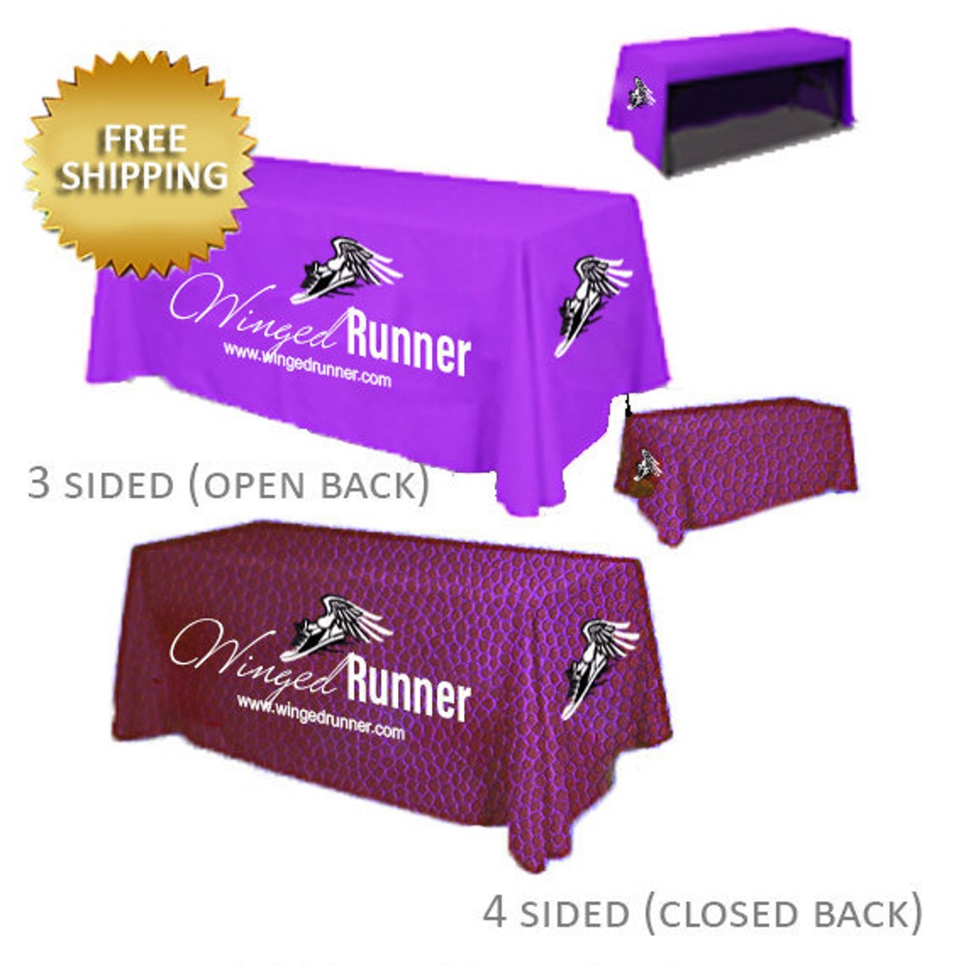 Custom Table Cloths, Trade Show Vendor Custom, Business Table Cloth for ...