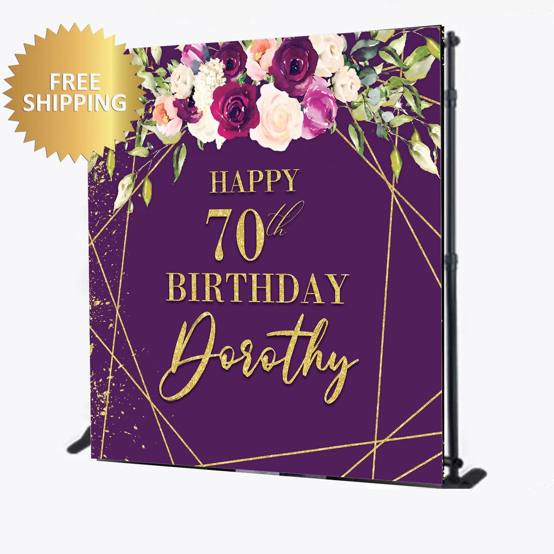 Birthday Backdrop, Birthday Step and Repeat, Rustic Backdrop, Wedding ...
