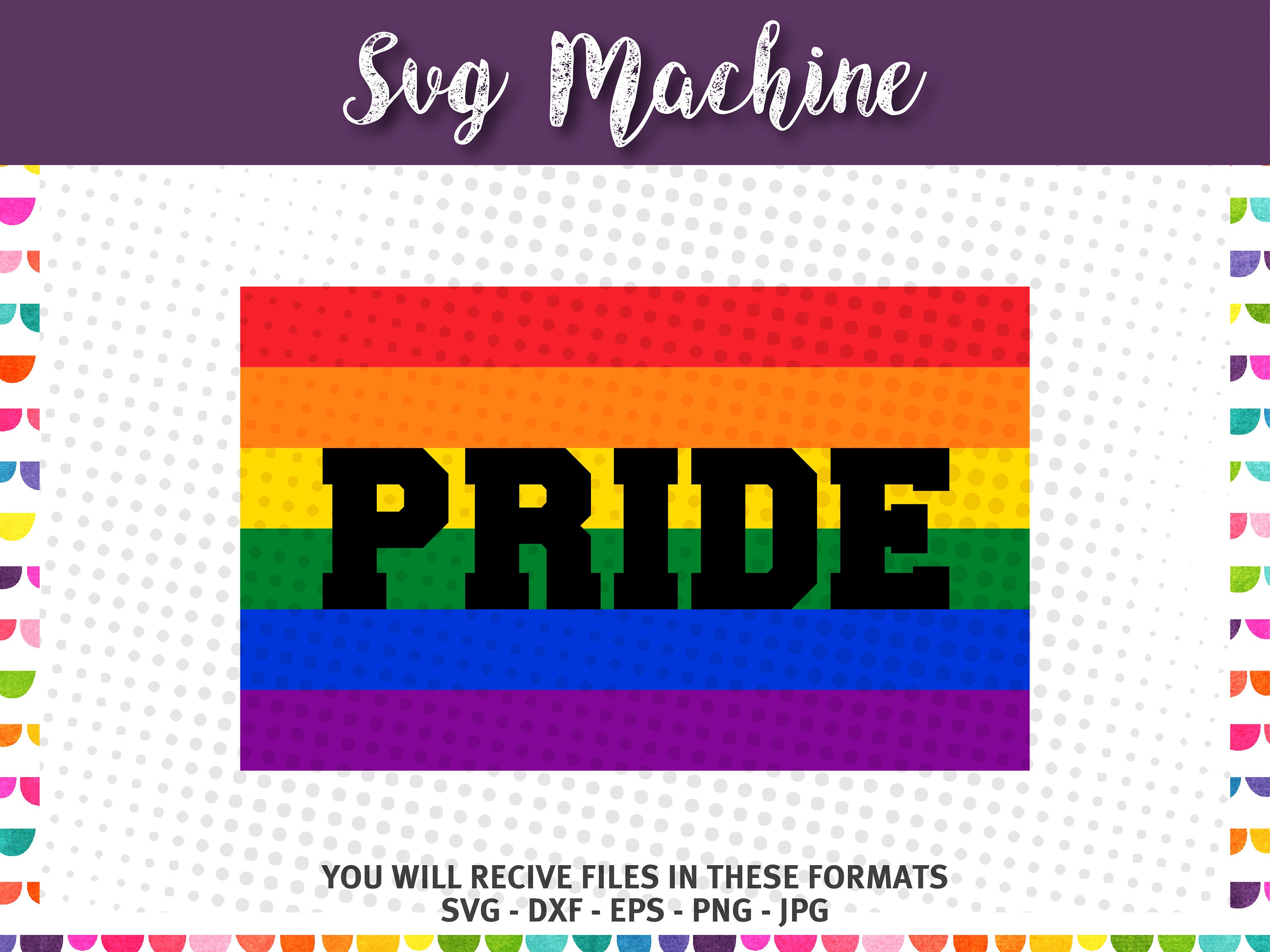 Gay Pride svg Pride Flag svg Rainbow svg | Etsy Gay Pride svg Pride Flag svg Rainbow svg | Etsy