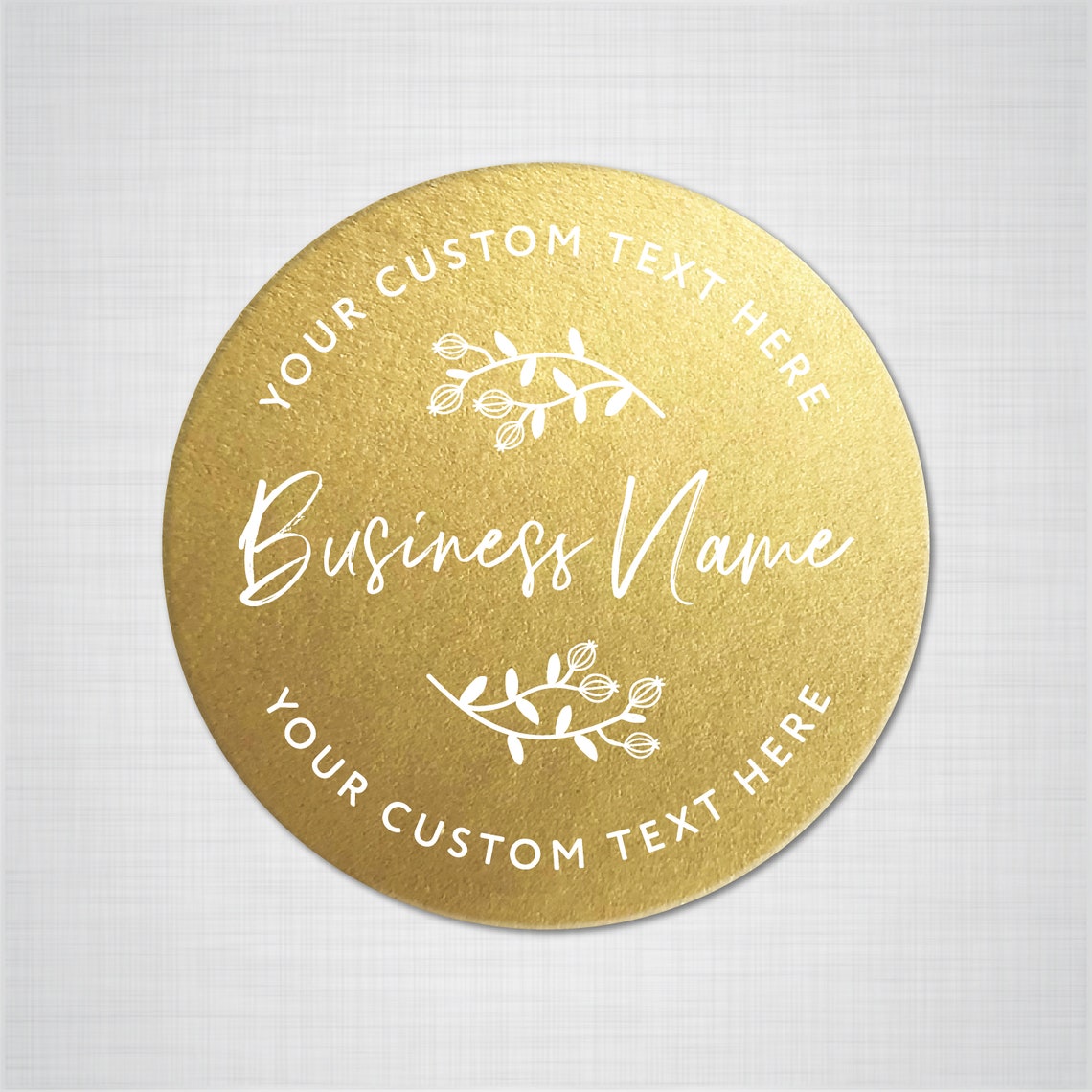 Custom business logo branding clear stickers labels Clear | Etsy