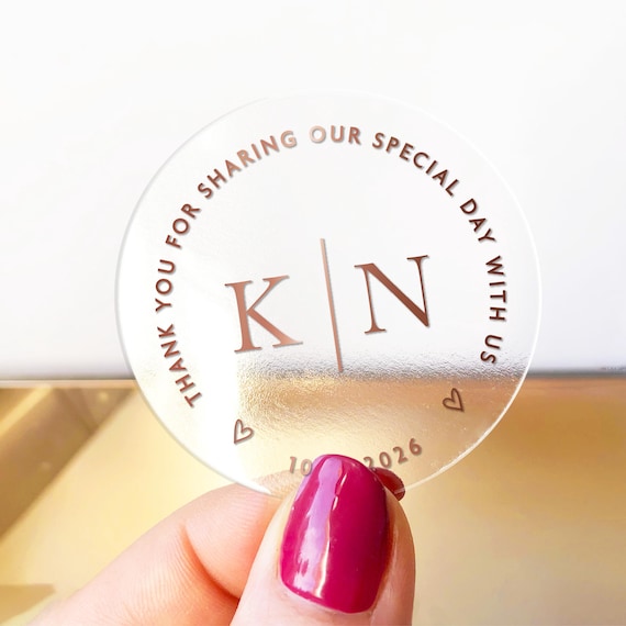 Pegatinas Con Monogramas Para Bodas Plantillas De Stickers Para Boda