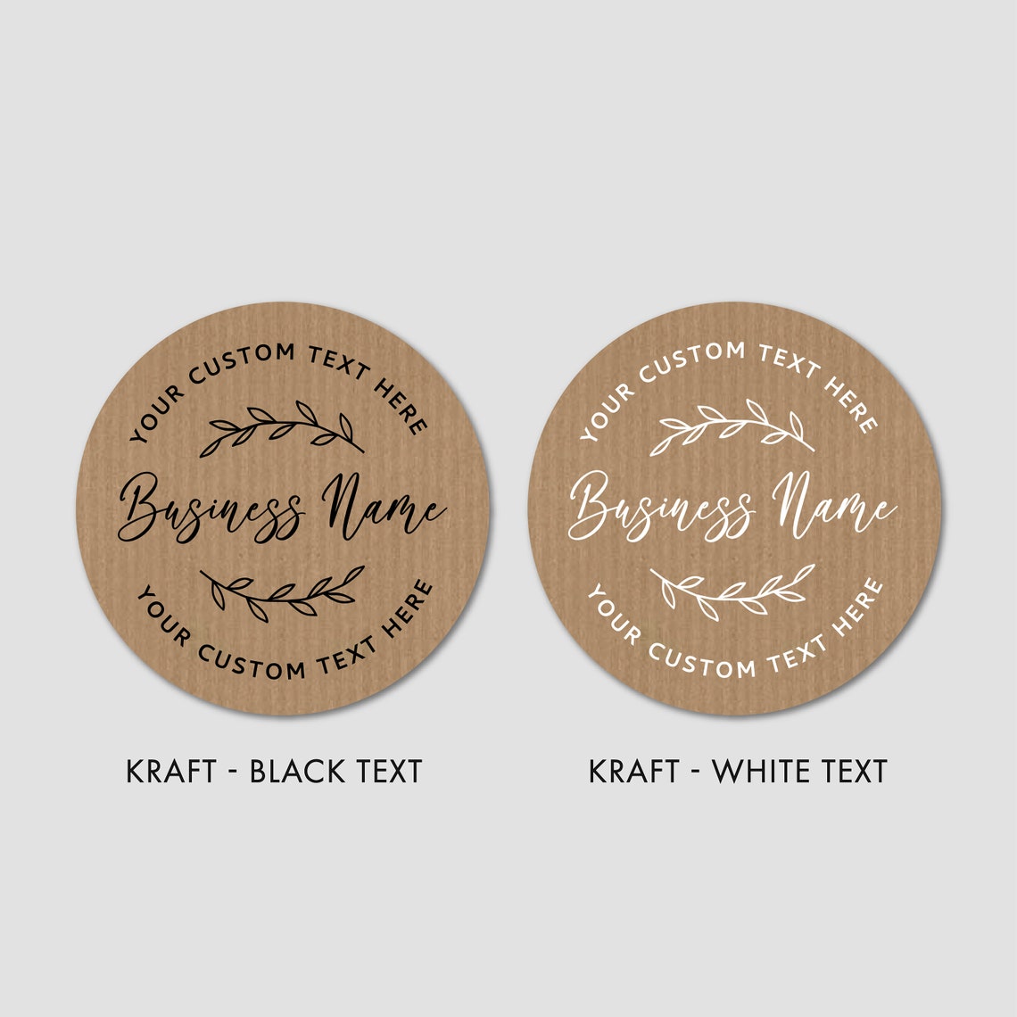 Custom Business Logo Branding Clear Stickers Labels Clear - Etsy