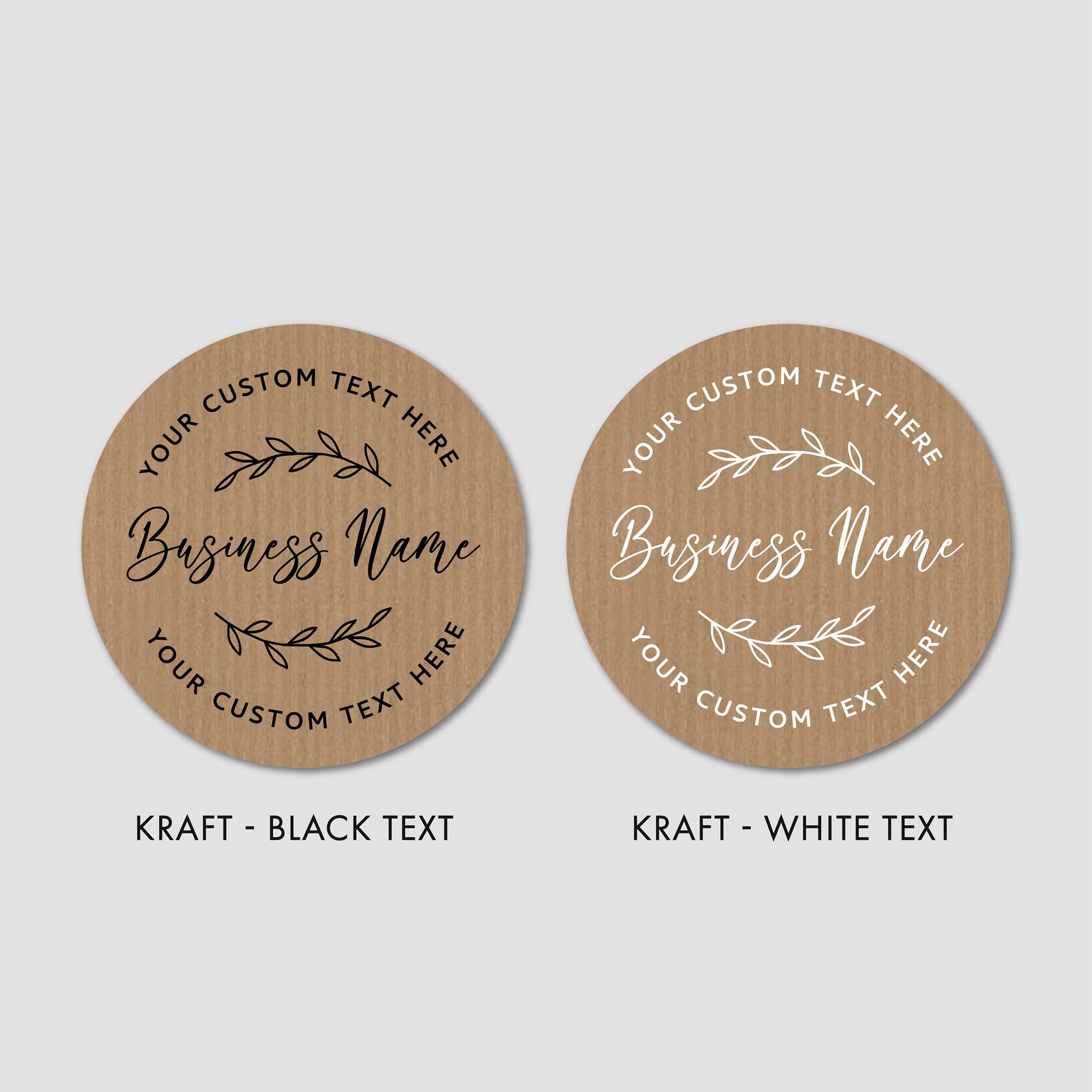 Custom Business Logo Branding Clear Stickers Labels Clear - Etsy